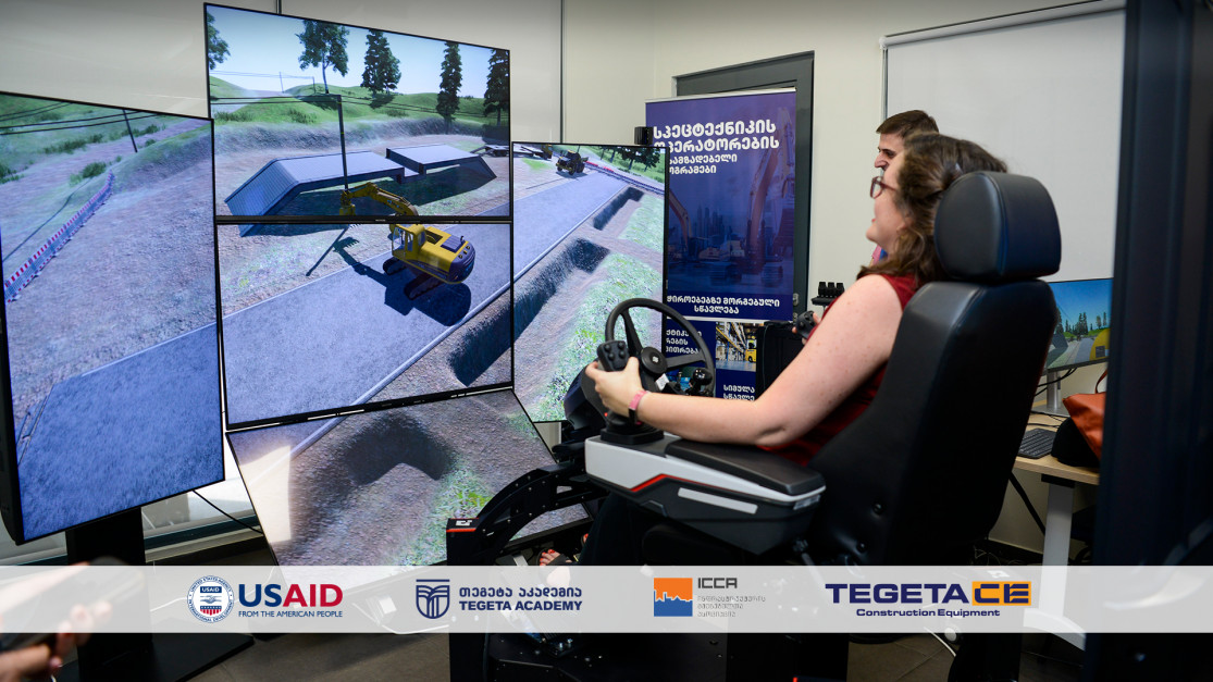 Tegeta Academy presented training program simulator for heavy equipment ...
